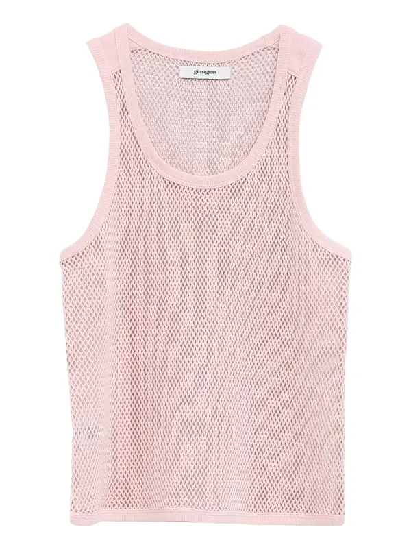 Gimaguas Open-knit Top - Pink
