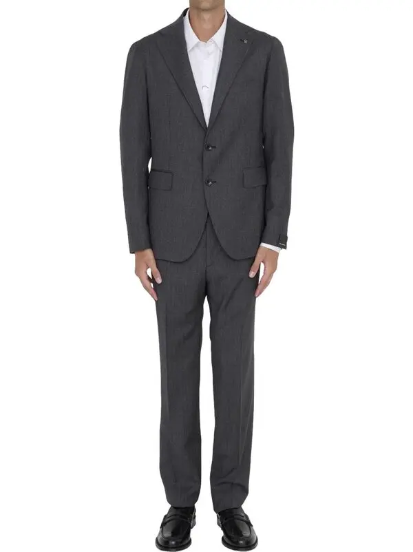 Tagliatore Virgin Wool Suit - Grey