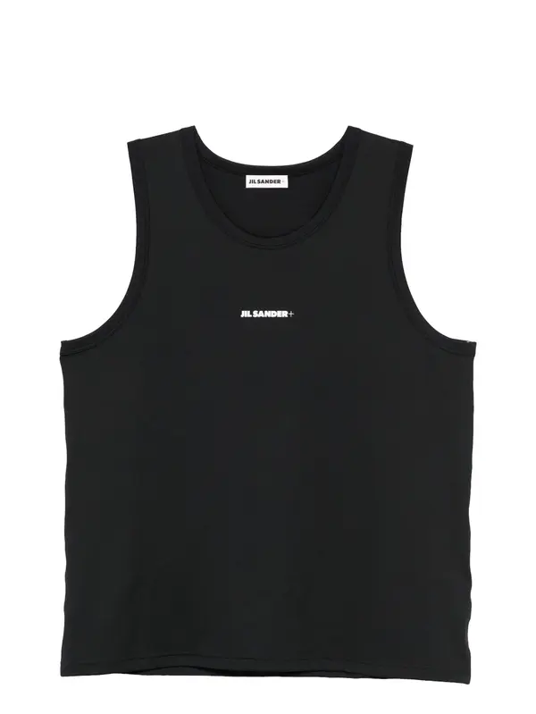 JIL SANDER Jersey Performance Tank Top - Black