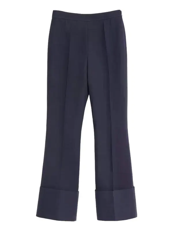 Valentino Garavani Crepe Couture Trousers - Blue