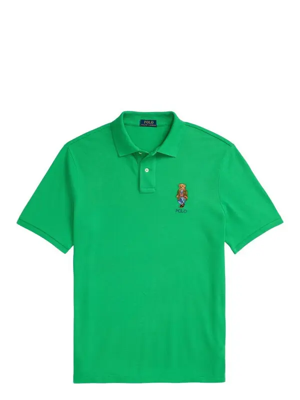 Polo Ralph Lauren Polo Bear-appliqué Polo Shirt - Green