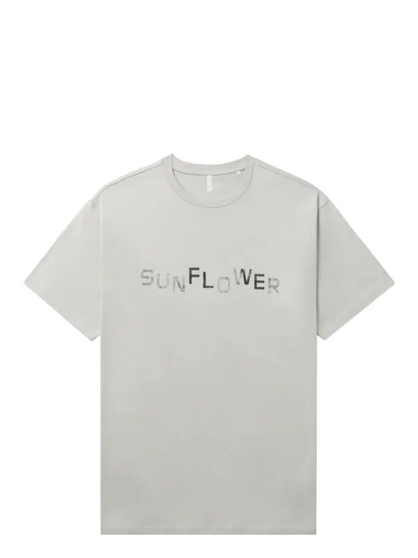 SUNFLOWER Cotton T-shirt - Grey