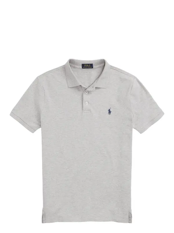 Polo Ralph Lauren Polo Pony-embroidered Polo Shirt - Grey