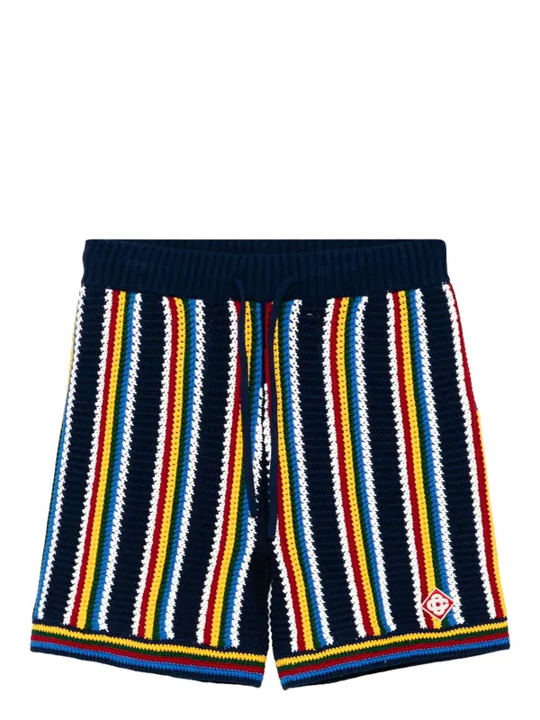 Casablanca Logo Patch Short - Blue