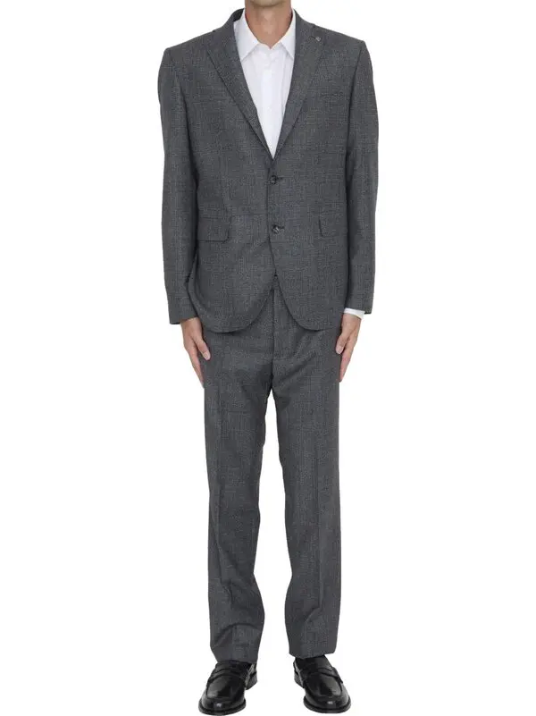 Tagliatore Virgin Wool Two-piece Suit - Grey