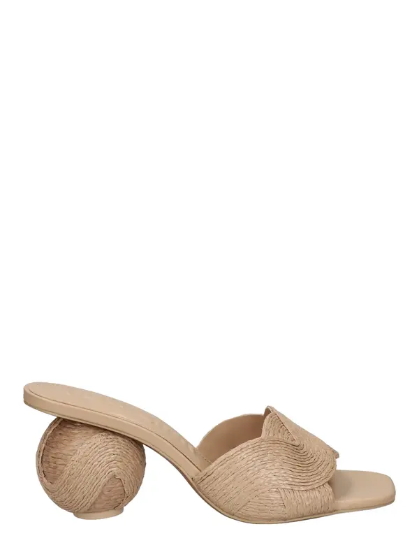 Cult Gaia Noor Sandals - Neutrals
