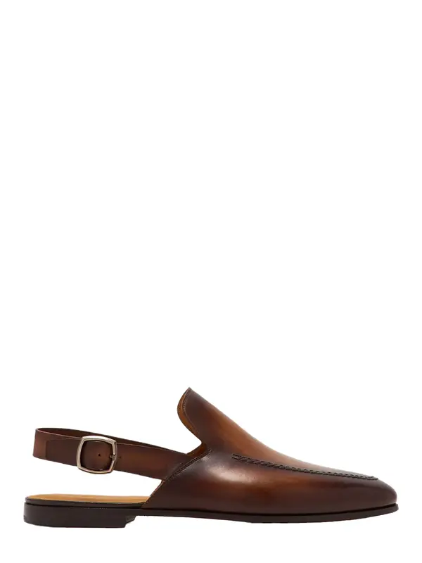 Magnanni Leather Loafers - Brown