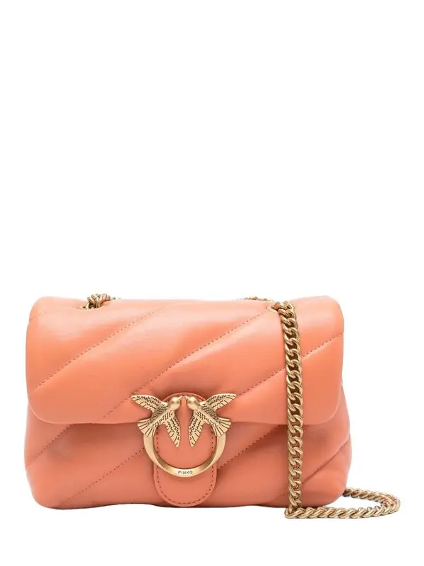 Pinko Mini Love Classic Shoulder Bag - Orange