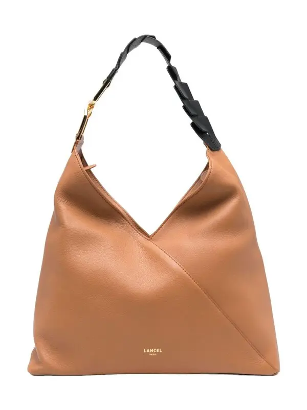 LANCEL Leather Shoulder Bag - Brown