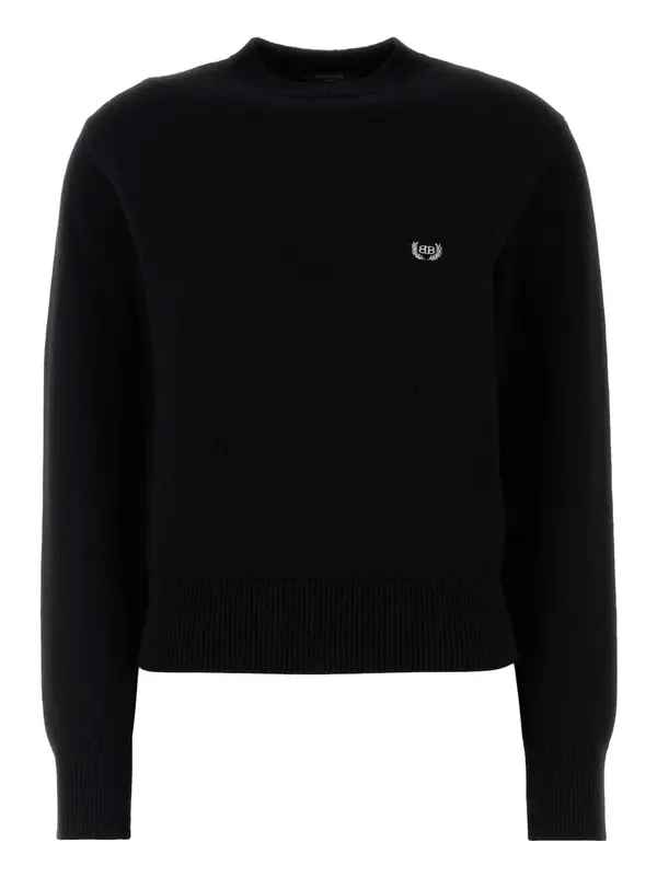 Balenciaga Wool Jumper - Black
