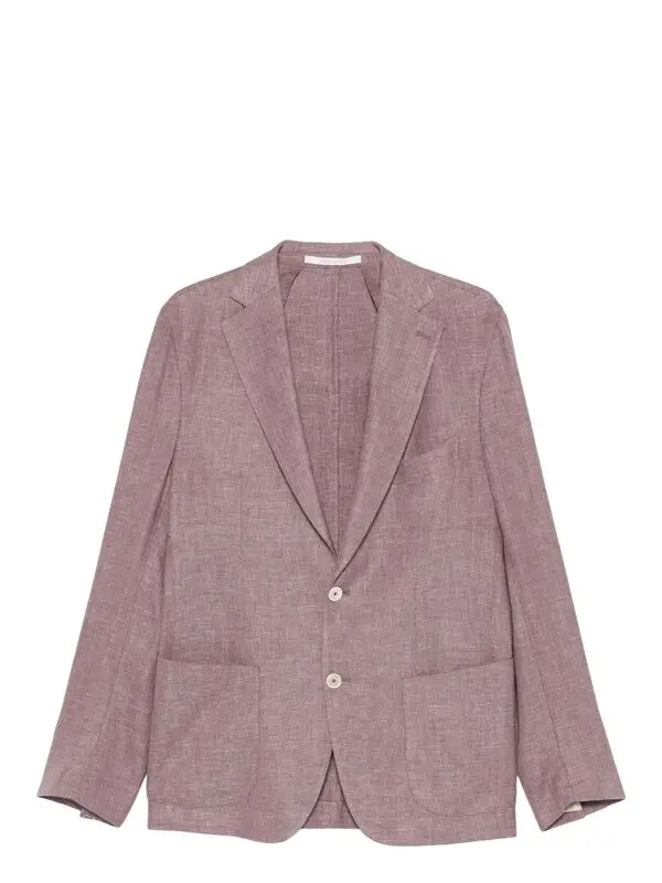 Eleventy Single-breasted Blazer - Purple