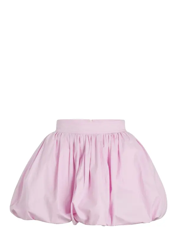 Patou Bubble Poplin Mini Skirt - Pink
