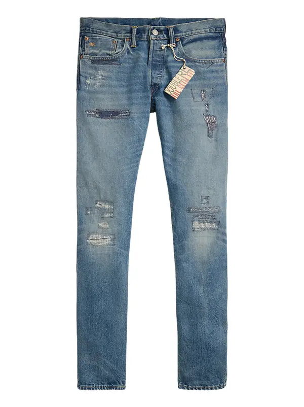 Ralph Lauren Slim Fit Selvedge Jeans - Claremont Wash