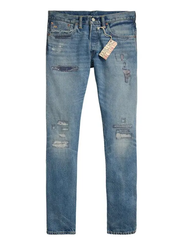 Ralph Lauren Slim Fit Selvedge Jeans - Claremont Wash