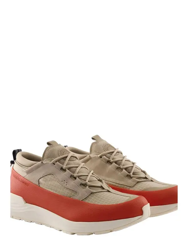 Canada Goose Glacier Trail Dyneema Sneaker - Tan/signal Orange/linen