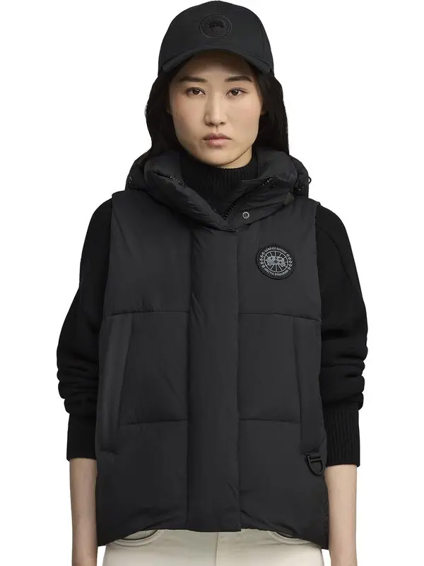 Canada Goose Junction Puffer Vest With D-ring Detail - Black