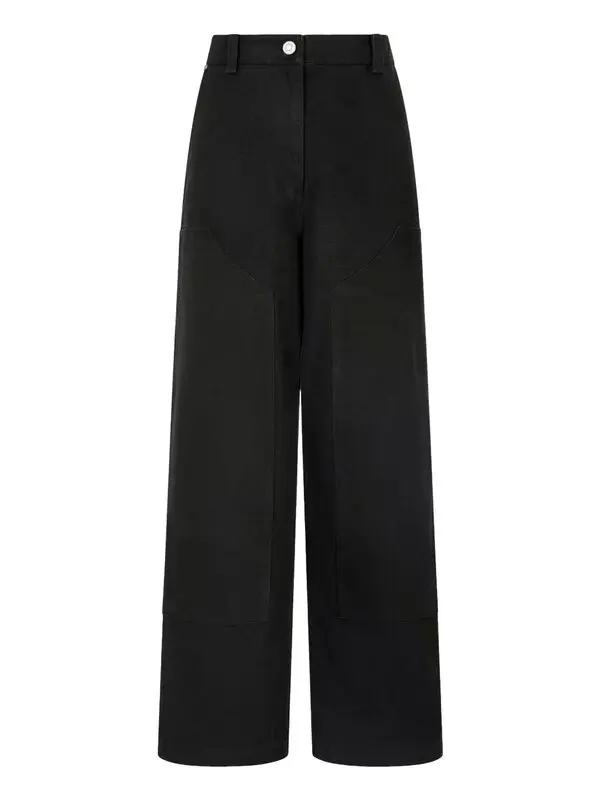 STUDIO TOMBOY Wide-leg Trousers - Black