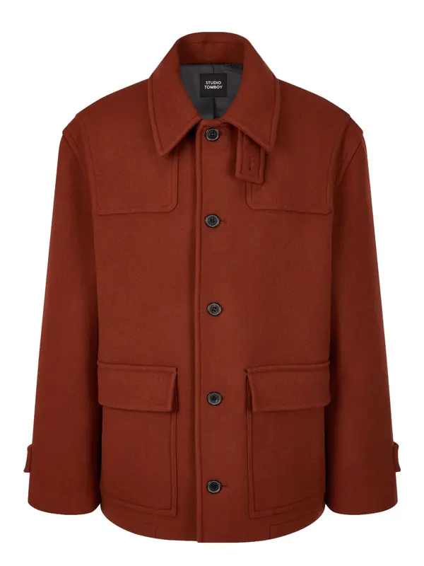 STUDIO TOMBOY Duffle Coat - Orange