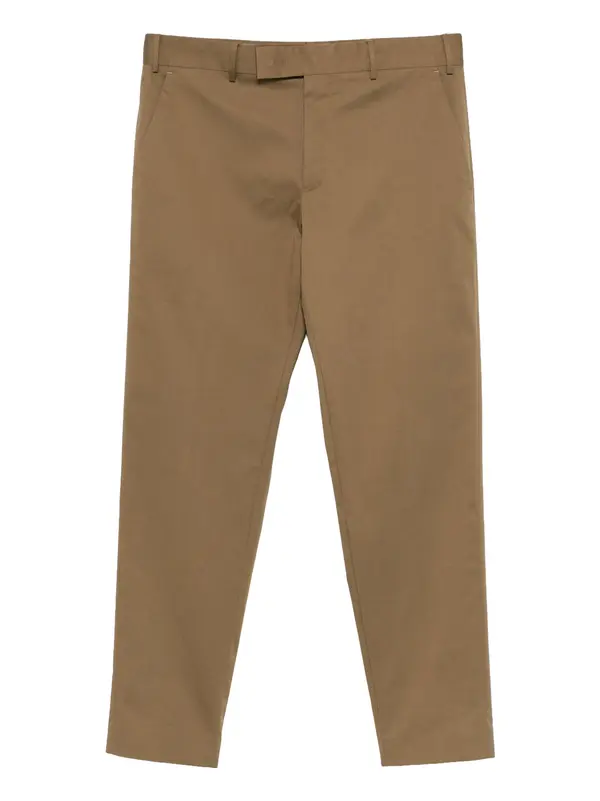 PT TORINO Gabardine Trousers - Brown