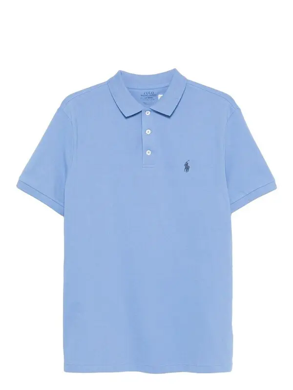 Polo Ralph Lauren Polo Pony-embroidered Polo Shirt - Blue