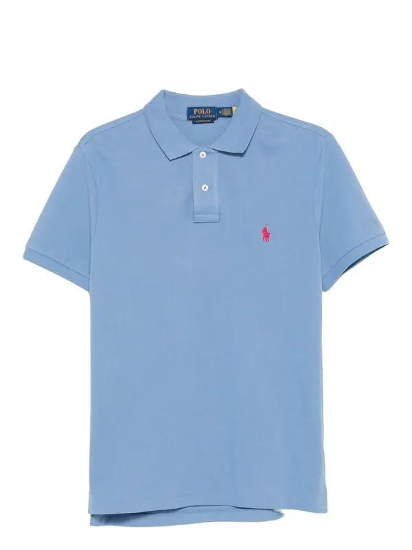Polo Ralph Lauren Polo Pony-embroidered Polo Shirt - Blue