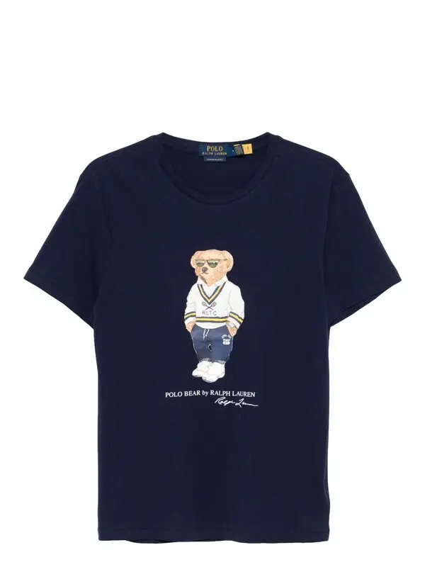 Polo Ralph Lauren Polo Bear-print T-shirt - Blue