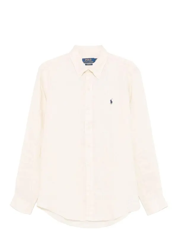 Polo Ralph Lauren Polo Pony-embroidered Shirt - Neutrals