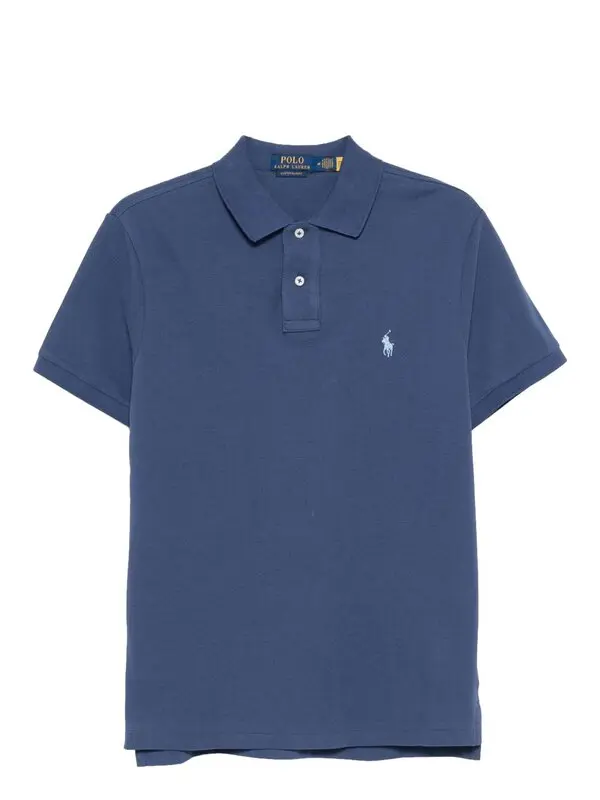 Polo Ralph Lauren Polo Pony-embroidered Polo Shirt - Blue