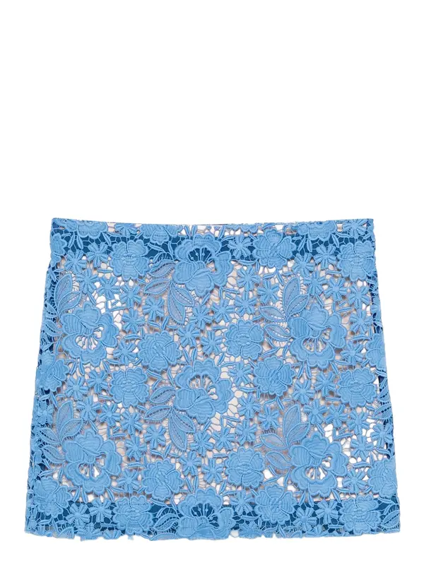 P.a.r.o.s.h Lace Mini Skirt - Blue