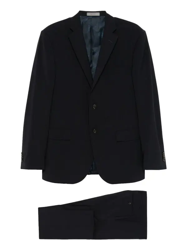 Corneliani Single-breasted Suit - Black