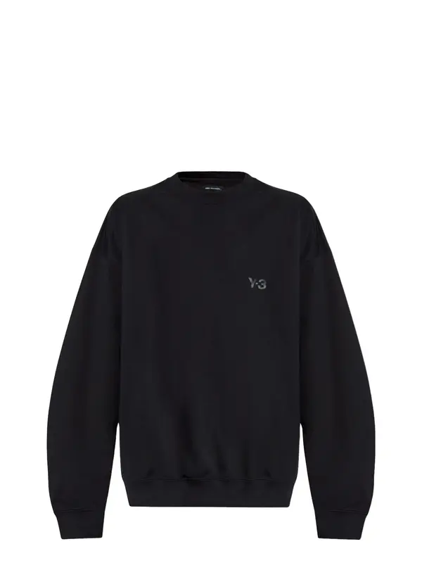 Y3 Logo-appliqué Sweatshirt - Black