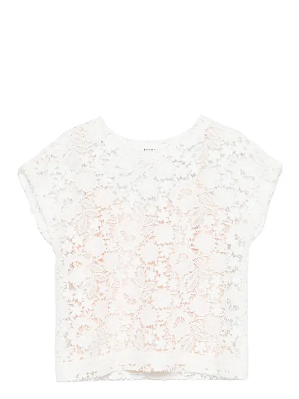 P.a.r.o.s.h Lace Blouse - White