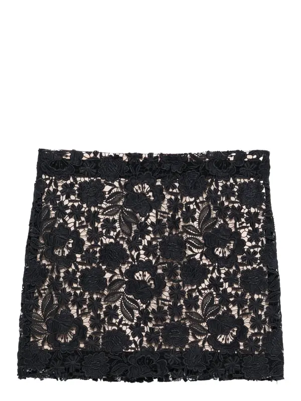 P.a.r.o.s.h Lace Mini Skirt - Black