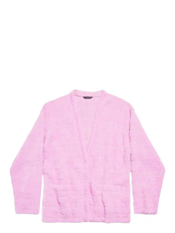Balenciaga Furry Cardigan - Pink