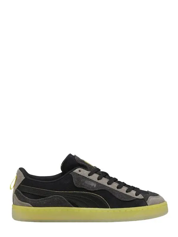 PUMA Suede Ferrari Trippyin Sneakers - Black/speed Yellow