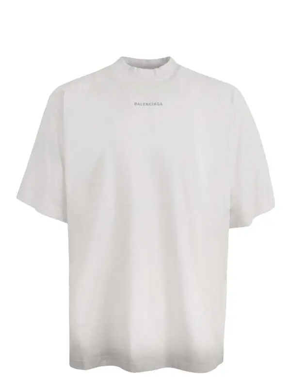 Balenciaga Medium Fit T-shirt - Off White