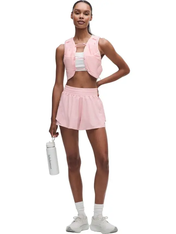 Lululemon Shake It Out High-rise Running Short - Pink Pearl