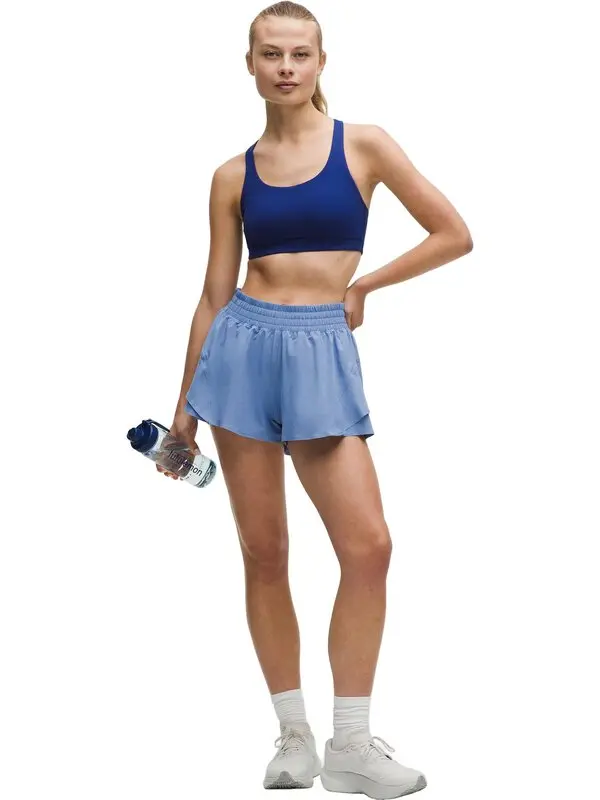 Lululemon Shake It Out High-rise Running Short - Prep Blue