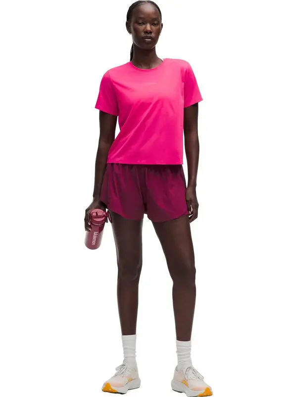 Lululemon Shake It Out High-rise Running Short - Raspberry Rave