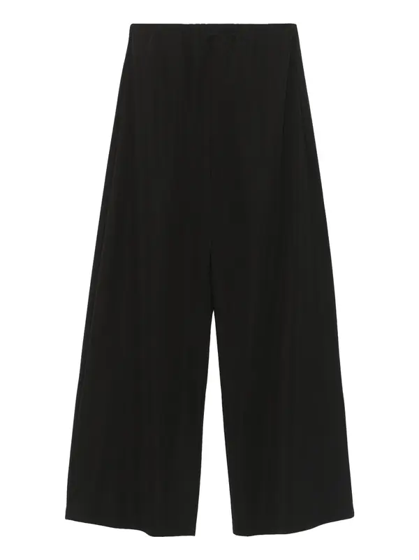 Seventy Wide-leg Trousers - 999 Nero