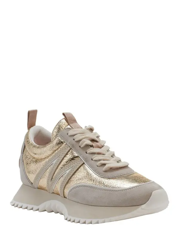 Moncler Pacey Low-top Sneakers - Gold