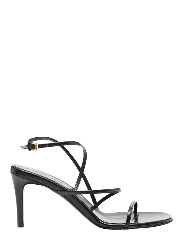 Khaite 75mm Loop Sandals - Black