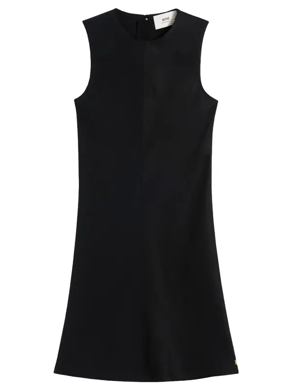 Ami Sleeveless Mini Dress - Black