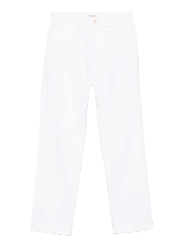 FURSAC Cotton Twill Chinos - White