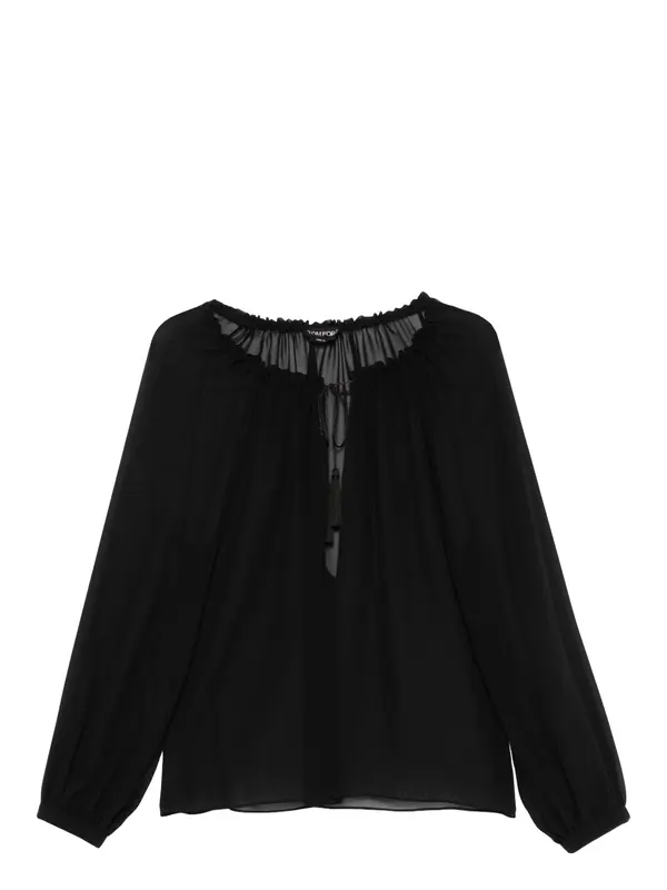 TOM FORD Silk Blouse - Black