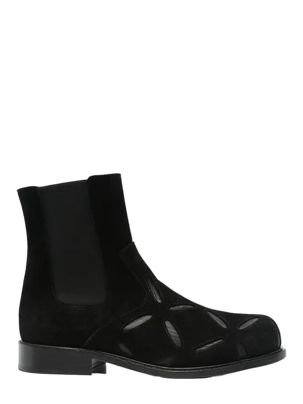 STEFAN COOKE Slashed Boots - Black