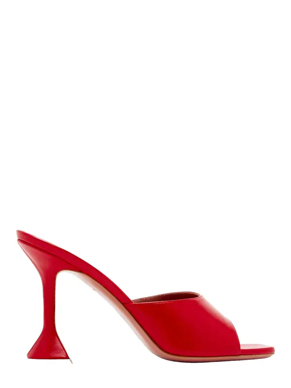 Amina Muaddi Lupita 95mm Sandals - Red