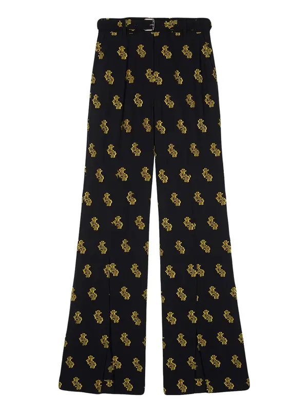 Ports 1961 Fil-coupé Trousers - Black