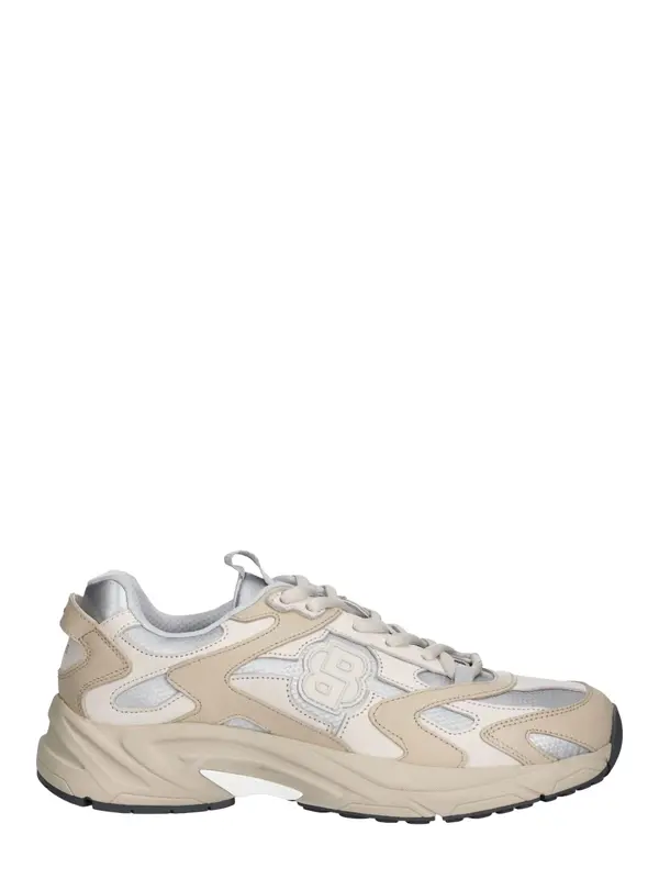 BOSS Leather Sneakers - Neutrals