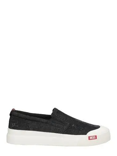 DIESEL® Twill Slip-on Sneakers - Black